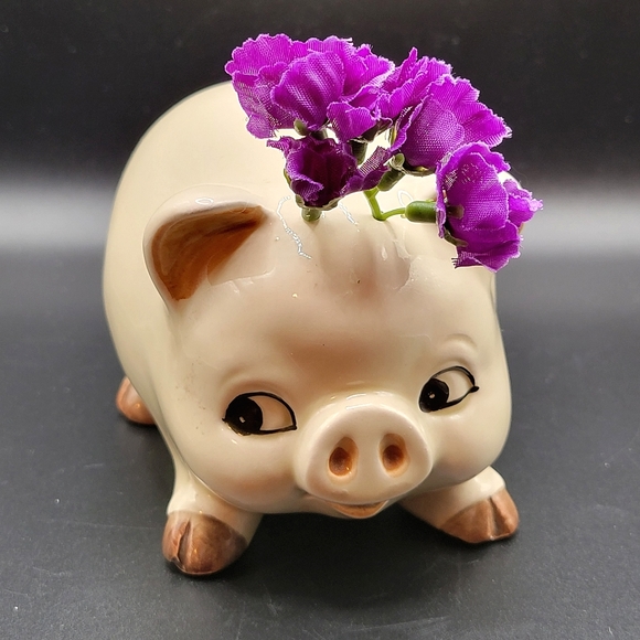 Vintage | Accents | Vtg Otagiri Japan Pig Figurine Shaker Original ...